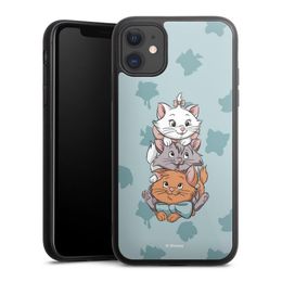DeinDesign iPhone 11 Handy Gallery Case Handyh&uuml;lle 9H Geh&auml;rtetes Glas R&uuml;ckseite H&uuml;lle Cat Disney Aristocats Gallery Case