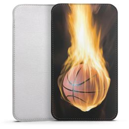 DeinDesign iPhone 16 Pro Max Handy H&uuml;lle Tasche Sleeve Socke Schutzh&uuml;lle Sports Basketball Fire Sleeve