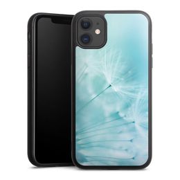DeinDesign iPhone 11 Handy Gallery Case Handyh&uuml;lle 9H Geh&auml;rtetes Glas R&uuml;ckseite H&uuml;lle Dandelion Flower Winter Gallery Case