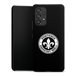 DeinDesign Galaxy A53 5G Handy Premium Case Smartphone Handyh&uuml;lle Schutzh&uuml;lle matt Logo Sv Darmstadt 98 Official Licensed Product Premium Case