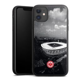 DeinDesign iPhone 11 Handy Gallery Case Handyh&uuml;lle 9H Geh&auml;rtetes Glas R&uuml;ckseite H&uuml;lle Stadium Sge Eintracht Frankfurt Gallery Case