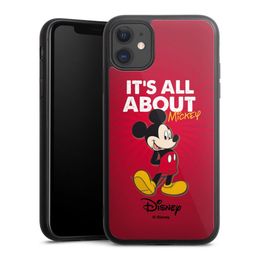 DeinDesign iPhone 11 Handy Gallery Case Handyh&uuml;lle 9H Geh&auml;rtetes Glas R&uuml;ckseite H&uuml;lle Disney Official Licensed Product Mouse Gallery Case