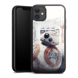 DeinDesign iPhone 11 Handy Gallery Case Handyh&uuml;lle 9H Geh&auml;rtetes Glas R&uuml;ckseite H&uuml;lle Robot Star Wars Merchandise Gallery Case