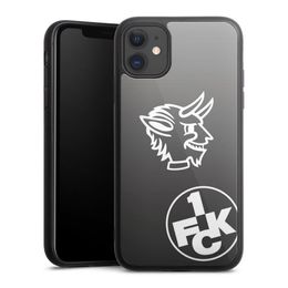 DeinDesign iPhone 11 Handy Gallery Case Handyh&uuml;lle 9H Geh&auml;rtetes Glas R&uuml;ckseite H&uuml;lle 1. Fc Kaiserslautern 1. Fck Logo Gallery Case