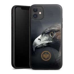 DeinDesign iPhone 11 Handy Gallery Case Handyh&uuml;lle 9H Geh&auml;rtetes Glas R&uuml;ckseite H&uuml;lle Eintracht Frankfurt Official Licensed Product Eagle Gallery Case