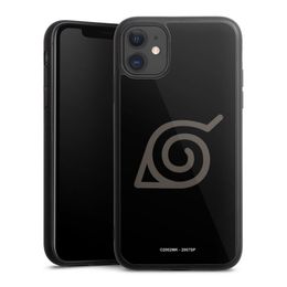 DeinDesign iPhone 11 Handy Gallery Case Handyh&uuml;lle 9H Geh&auml;rtetes Glas R&uuml;ckseite H&uuml;lle Konoha Naruto Shippuden Logo Gallery Case