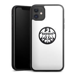 DeinDesign iPhone 11 Handy Gallery Case Handyh&uuml;lle 9H Geh&auml;rtetes Glas R&uuml;ckseite H&uuml;lle Eintracht Frankfurt Logo Eagle Gallery Case