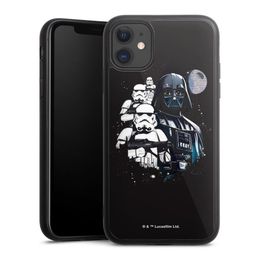 DeinDesign iPhone 11 Handy Gallery Case Handyh&uuml;lle 9H Geh&auml;rtetes Glas R&uuml;ckseite H&uuml;lle Weltall Star Wars Movie Gallery Case