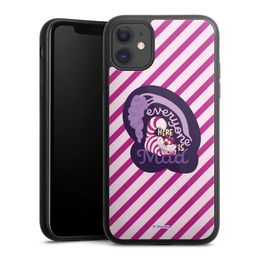 DeinDesign iPhone 11 Handy Gallery Case Handyh&uuml;lle 9H Geh&auml;rtetes Glas R&uuml;ckseite H&uuml;lle Disney Alice In Wonderland Grinning Cat Gallery Case