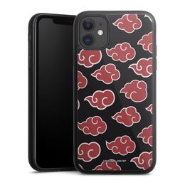 DeinDesign iPhone 11 Handy Gallery Case Handyh&uuml;lle 9H Geh&auml;rtetes Glas R&uuml;ckseite H&uuml;lle Akatsuki Naruto Shippuden Pattern Gallery Case