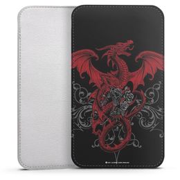 DeinDesign iPhone 16 Pro Max Handy H&uuml;lle Tasche Sleeve Socke Schutzh&uuml;lle Red Dragon Gothic Sleeve