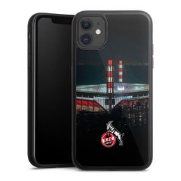 DeinDesign iPhone 11 Handy Gallery Case Handyh&uuml;lle 9H Geh&auml;rtetes Glas R&uuml;ckseite H&uuml;lle 1. Fc K&ouml;ln Official Licensed Product Stadium Gallery Case