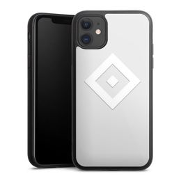 DeinDesign iPhone 11 Handy Gallery Case Handyh&uuml;lle 9H Geh&auml;rtetes Glas R&uuml;ckseite H&uuml;lle Hsv Coat Of Arms Hamburger Sv Gallery Case