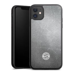 DeinDesign iPhone 11 Handy Gallery Case Handyh&uuml;lle 9H Geh&auml;rtetes Glas R&uuml;ckseite H&uuml;lle Concrete Fcb Fc Bayern M&uuml;nchen Gallery Case