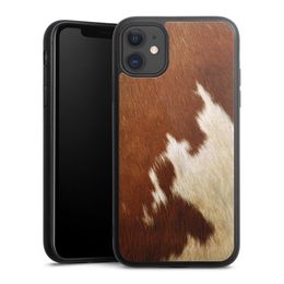 DeinDesign iPhone 11 Handy Gallery Case Handyh&uuml;lle 9H Geh&auml;rtetes Glas R&uuml;ckseite H&uuml;lle Fur Cow Animal Look Gallery Case