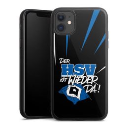 DeinDesign iPhone 11 Handy Gallery Case Handyh&uuml;lle 9H Geh&auml;rtetes Glas R&uuml;ckseite H&uuml;lle Ascent Hamburger Sv Hsv Gallery Case