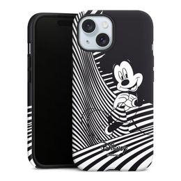 DeinDesign iPhone 15 Handy Panzer Handyh&uuml;lle robuste Outdoor H&uuml;lle Schutzh&uuml;lle matt Official Licensed Product Mickey Mouse Disney Tough Case