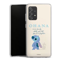 DeinDesign Galaxy A52s 5G Handy Silikon H&uuml;lle Case transparent Handyh&uuml;lle Disney Lilo & Stitch Official Licensed Product Silikon Case