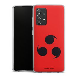 DeinDesign Galaxy A52s 5G Handy Silikon H&uuml;lle Case transparent Handyh&uuml;lle Official Licensed Product Naruto Shippuden Sharingan Silikon Case