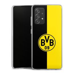 DeinDesign Galaxy A52s 5G Handy Silikon H&uuml;lle Case transparent Handyh&uuml;lle Borussia Dortmund Bvb Coat Of Arms Silikon Case
