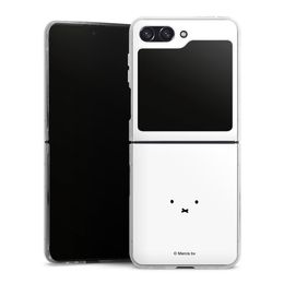 DeinDesign Galaxy Z Flip 5 Handy Hard Case Schutzh&uuml;lle transparent Smartphone Handy H&uuml;lle Dick Bruna Rabbit Miffy Hard Case