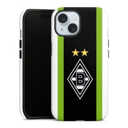 DeinDesign iPhone 15 Handy Panzer Handyh&uuml;lle robuste Outdoor H&uuml;lle Schutzh&uuml;lle matt Logo Gladbach Borussia M&ouml;nchengladbach Tough Case