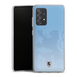 DeinDesign Galaxy A52s 5G Handy Silikon H&uuml;lle Case transparent Handyh&uuml;lle Tsv 1860 M&uuml;nchen Official Licensed Product Logo Silikon Case