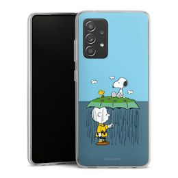 DeinDesign Galaxy A52s 5G Handy Silikon H&uuml;lle Case transparent Handyh&uuml;lle Peanuts Snoopy Children Silikon Case