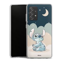 DeinDesign Galaxy A52s 5G Handy Silikon H&uuml;lle Case transparent Handyh&uuml;lle Moon Disney Lilo & Stitch Silikon Case