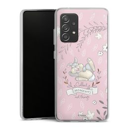 DeinDesign Galaxy A52s 5G Handy Silikon H&uuml;lle Case transparent Handyh&uuml;lle Thumper Bambi Official Licensed Product Silikon Case