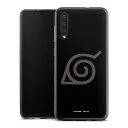 DeinDesign Galaxy A50 Handy Silikon H&uuml;lle Case transparent Handyh&uuml;lle Naruto Shippuden Konoha Logo Silikon Case