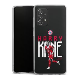 DeinDesign Galaxy A52s 5G Handy Silikon H&uuml;lle Case transparent Handyh&uuml;lle Harry Kane Fc Bayern M&uuml;nchen Official Licensed Product Silikon Case
