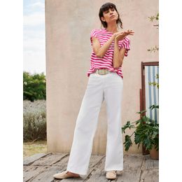 WITT Damen Gerade Jeans, wei&szlig;, Gr&ouml;&szlig;e 36