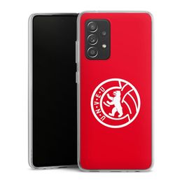 DeinDesign Galaxy A52s 5G Handy Silikon H&uuml;lle Case transparent Handyh&uuml;lle Official Licensed Product 1. Fc Union Berlin Bear Silikon Case