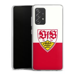 DeinDesign Galaxy A52s 5G Handy Silikon H&uuml;lle Case transparent Handyh&uuml;lle Logo Official Licensed Product Vfb Stuttgart Silikon Case