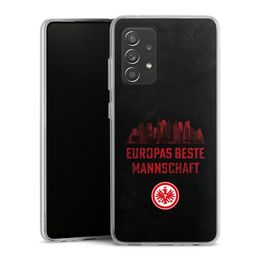 DeinDesign Galaxy A52s 5G Handy Silikon H&uuml;lle Case transparent Handyh&uuml;lle European Cup Eintracht Frankfurt Merchandise Silikon Case