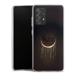 DeinDesign Galaxy A52s 5G Handy Silikon H&uuml;lle Case transparent Handyh&uuml;lle Full Moon Light Moon Silikon Case