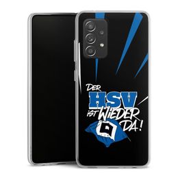 DeinDesign Galaxy A52s 5G Handy Silikon H&uuml;lle Case transparent Handyh&uuml;lle Hamburger Sv Ascent Hsv Silikon Case