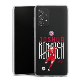 DeinDesign Galaxy A52s 5G Handy Silikon H&uuml;lle Case transparent Handyh&uuml;lle Official Licensed Product Kimmich Fc Bayern M&uuml;nchen Silikon Case