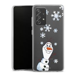 DeinDesign Galaxy A52s 5G Handy Silikon H&uuml;lle Case transparent Handyh&uuml;lle Disney Frozen Olaf Frozen 2 Silikon Case