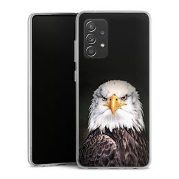 DeinDesign Galaxy A52s 5G Handy Silikon H&uuml;lle Case transparent Handyh&uuml;lle Bird Animals Eagle Silikon Case