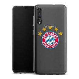 DeinDesign Galaxy A50 Handy Silikon H&uuml;lle Case transparent Handyh&uuml;lle Star Fcb Fc Bayern M&uuml;nchen Silikon Case