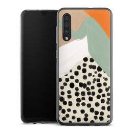 DeinDesign Galaxy A50 Handy Silikon H&uuml;lle Case transparent Handyh&uuml;lle Abstract Boho Kunst Silikon Case