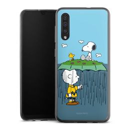 DeinDesign Galaxy A50 Handy Silikon H&uuml;lle Case transparent Handyh&uuml;lle Peanuts Children Snoopy Silikon Case