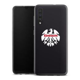 DeinDesign Galaxy A50 Handy Silikon H&uuml;lle Case transparent Handyh&uuml;lle Eagle Retro Logo Silikon Case