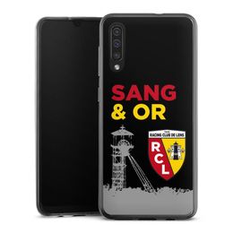 DeinDesign Galaxy A50 Handy Silikon H&uuml;lle Case transparent Handyh&uuml;lle Racing Club De Lens Official Licensed Product Rcl Silikon Case