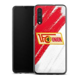 DeinDesign Galaxy A50 Handy Silikon H&uuml;lle Case transparent Handyh&uuml;lle 1. Fc Union Berlin Logo Official Licensed Product Silikon Case