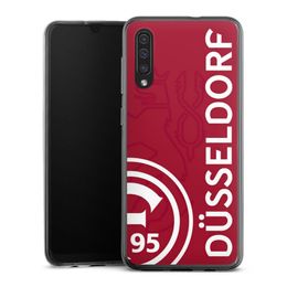 DeinDesign Galaxy A50 Handy Silikon H&uuml;lle Case transparent Handyh&uuml;lle Lettering F95 Fortuna D&uuml;sseldorf Silikon Case