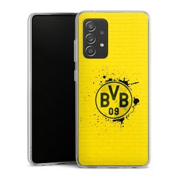 DeinDesign Galaxy A52s 5G Handy Silikon H&uuml;lle Case transparent Handyh&uuml;lle Bvb Official Licensed Product Borussia Dortmund Silikon Case