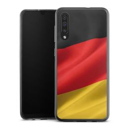 DeinDesign Galaxy A50 Handy Silikon H&uuml;lle Case transparent Handyh&uuml;lle Germany Flags Flag Silikon Case